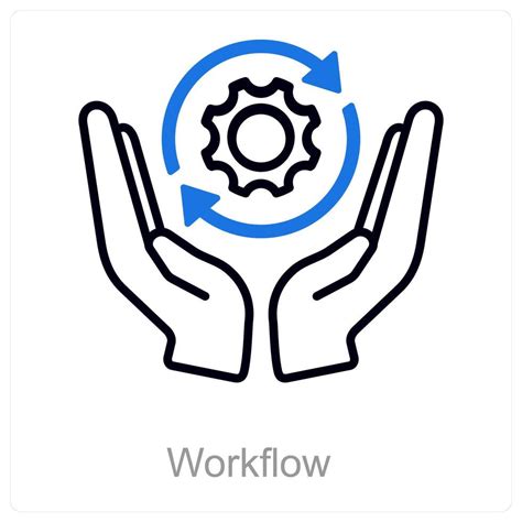 Workflow And Process Icon Concept 44598242 Vector Art At Vecteezy