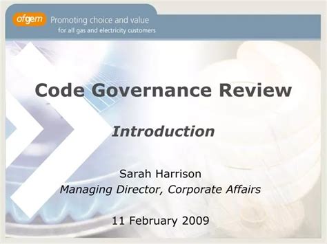 Ppt Code Governance Review Introduction Powerpoint Presentation Free