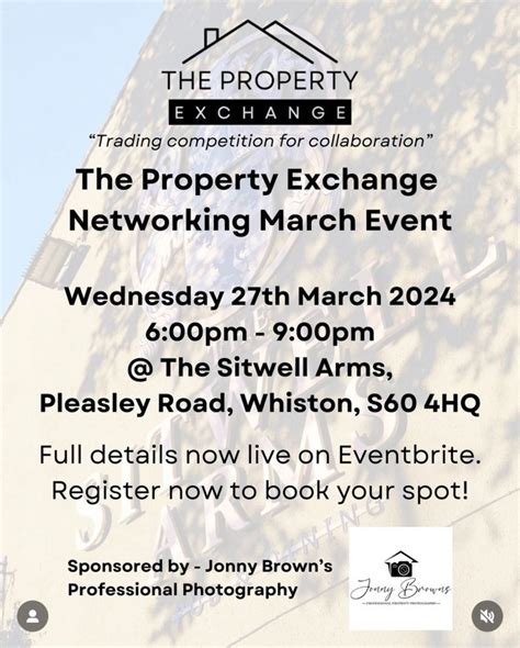 Its The Last Wednesday Of The Month And That Means Its Our Property Networking Event Were