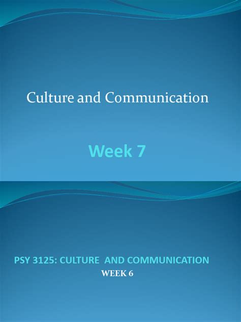 week 7 mulicultural pdf communication semantics