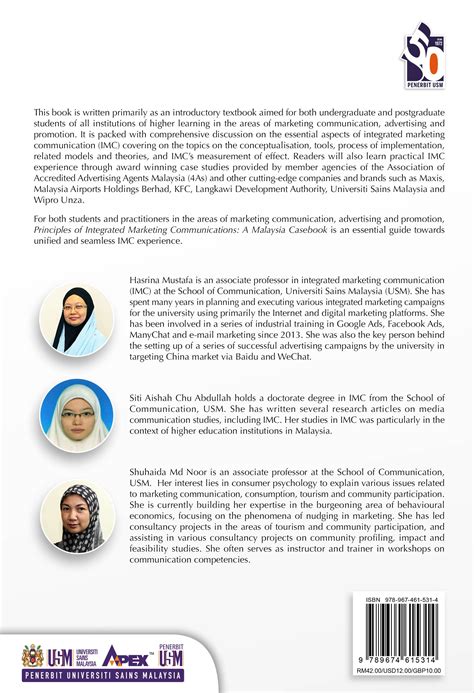 Principles Of Integrated Marketing Communications A Malaysia Casebook