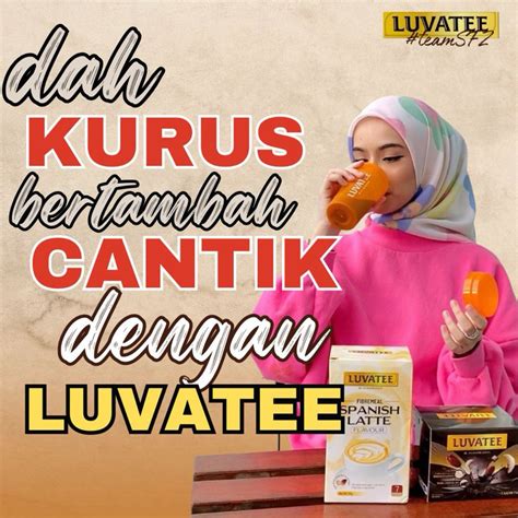 🔥ready Stock🔥original Hq💯 Luvatee Spanish Latte And Luvatee Dark Choc Detox Slimming Kurus Sihat