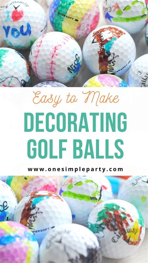 Decorating Golf Balls Craft Artofit