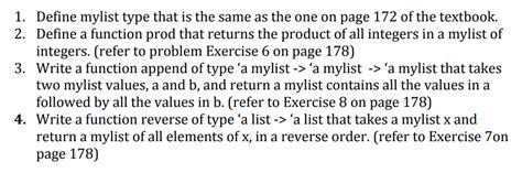 Define Mylist Type That Is The Same As The One On