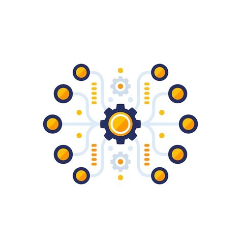 Premium Vector Automation Software Integration Vector Illustration