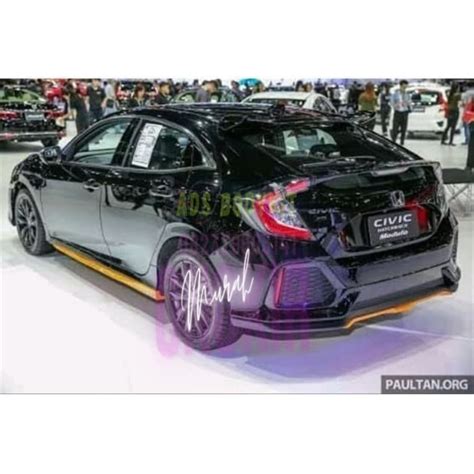 Jual Bodykit Honda Civic Hatchback Turbo Modulo Asli Duraflek Nice Product Shopee Indonesia