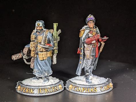 Artel Ws Heroic Commissar Ciaphas Cain And Officers Aide Ferik