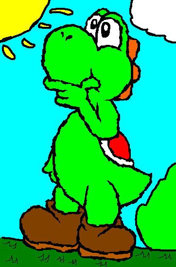 Yoshi Im Thinking Im Thinking By Yoshistar222 On Deviantart