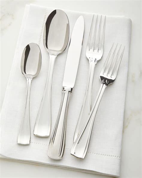 Nambe Bend 45 Piece Flatware Set Neiman Marcus