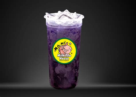 Pea Flower Iced Tea Classic Mo Mo Tea Delicious Bubble Tea Shop In Englewood