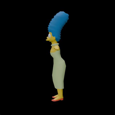 Marge Simpson 3d Model By Hikkijack