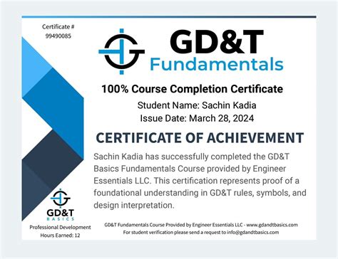 Sachin Kadia On Linkedin Certification Unlocked 🚀gdandt Basics
