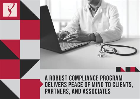 a robust compliance program delivers peace of mind to clients partners