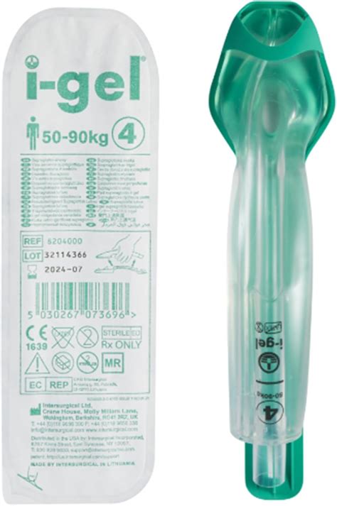 I Gel Supraglottic Airway Size 4 Mediuml Adult 50 90kg Pack Of 1q