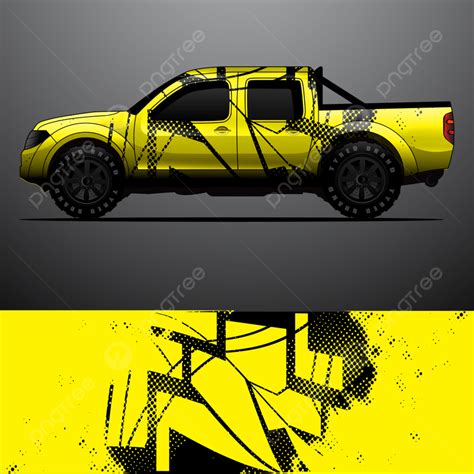 Truck Decal Graphic Wrap Vector Geometric Trucks Flames Png And