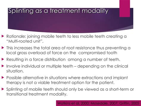 Splinting Procedure And Steps In Dentistry Ppt