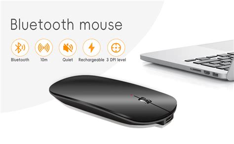 Kang Rui Bluetooth Mouse Slim Mini Portable Flat Travel