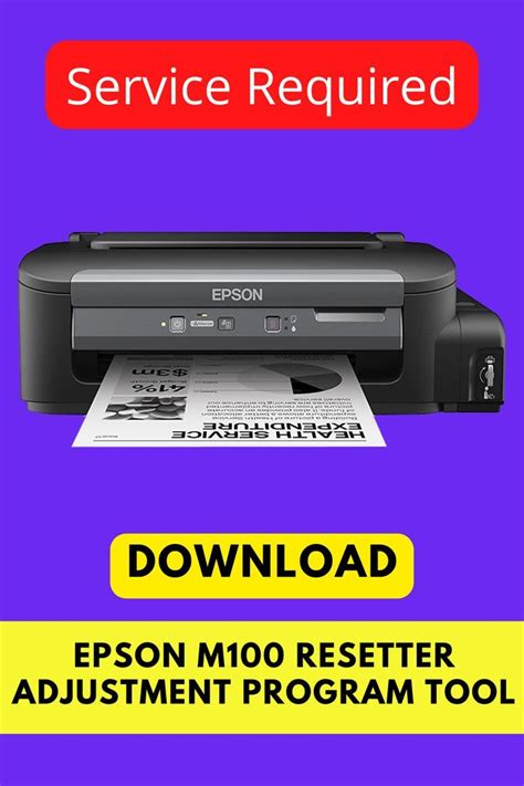 Epson M100 Resetter Free Download