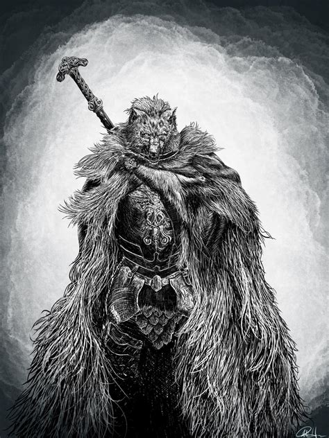 Blaidd Sketch R Eldenring