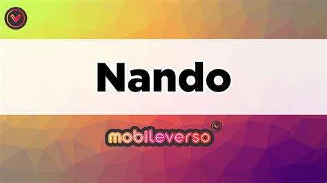 Nando ― Nome E Nick Personalizado Para Copiar