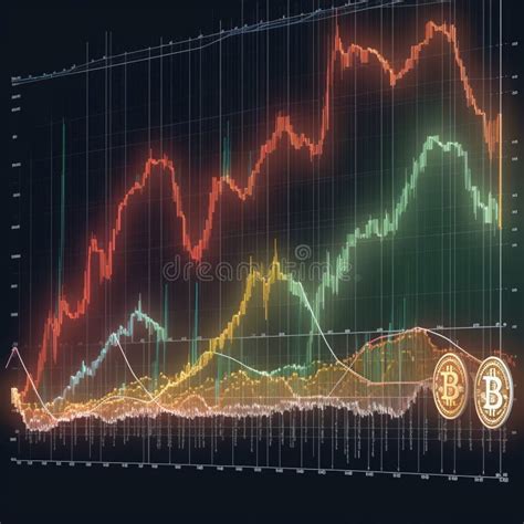 Cryptocurrency Graph For Growing Importance Of Digital Currencies In