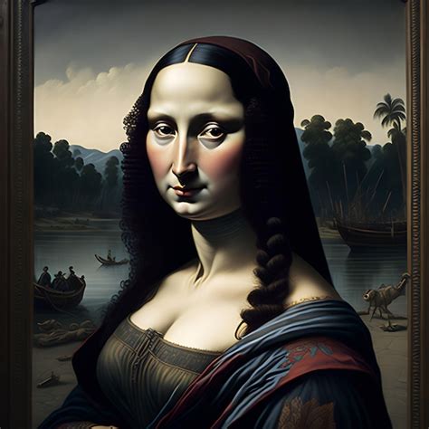 Premium Ai Image Mona Lisa