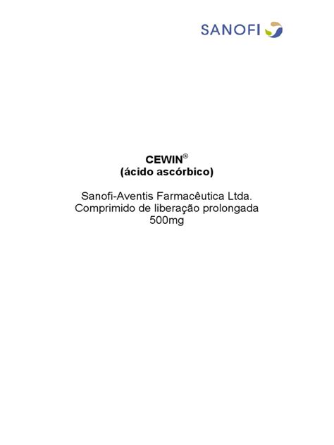 Bula Ácido Ascorbico Pdf Vitamina Gravidez