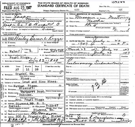 Bailey Bernard Riggs 1909 1947 Find A Grave Memorial