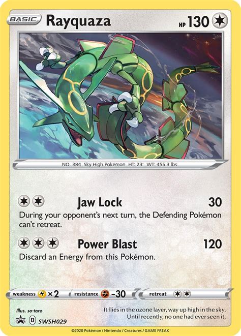 Rayquaza Swsh Black Star Promos Pokémon Cardtrader