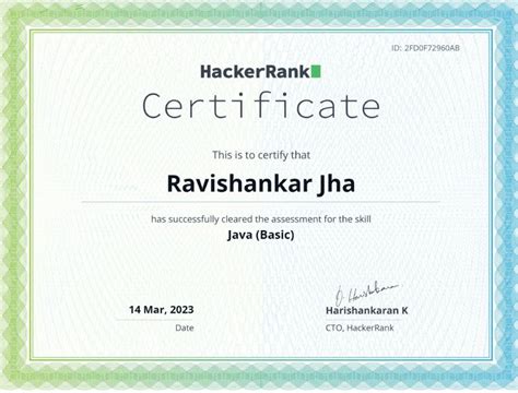 Ravishankar Jha On Linkedin I Am Excited To Share That I Have Earned My Java Basic