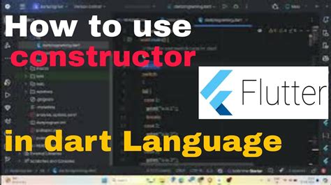 How To Use Constructor In Dart Language Youtube