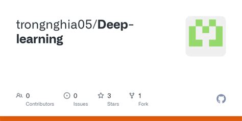 Github Trongnghia Deep Learning