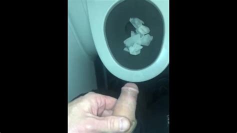 Pov Of My First Time Pissing In The Washroom Of An Airplane During My