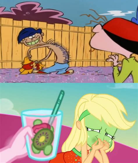 Rolfs Back Hair Makes Applejack Sick By Captain Brazil On Deviantart