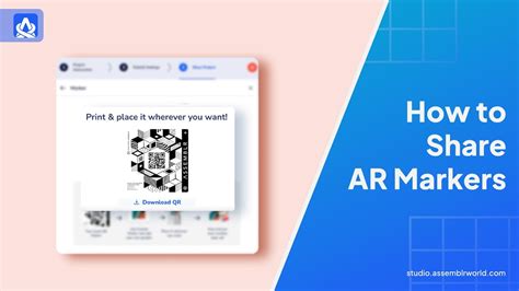 How To Share Ar Markers Youtube