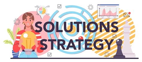 Premium Vector Solution Strategy Typographic Header Solving The Problem And Finding Creative