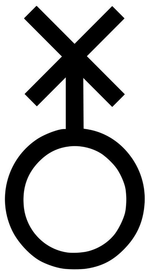 nonbinary gender symbol vinyl decal sticker genderqueer
