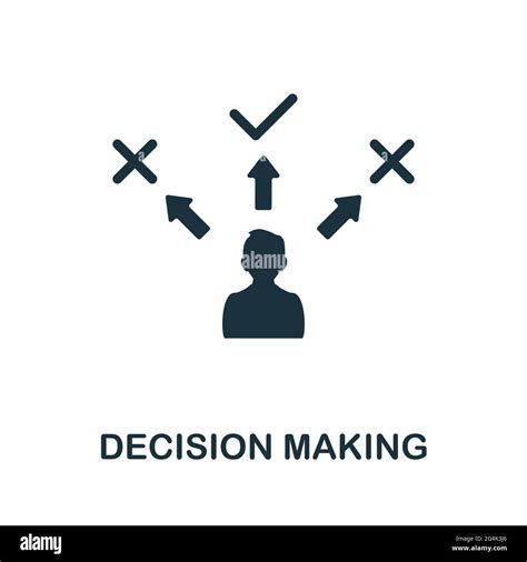Decision Making Icon Monochrome Simple Element From Soft Skill