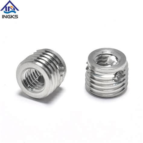 Stainless Steel Self Tapping Threaded Inserts With Holes Slotted Threaded Inserts And Flat