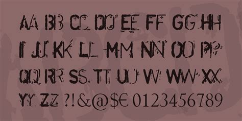 Download Disordered Bold Font