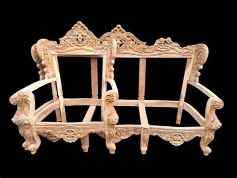 Teak Wood Sofa Set Structure Sofa Set Structure Manufacturer From Saharanpur