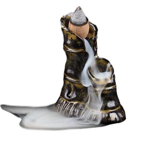Waterfall Incense Burner Backflow Mini Incense Burner Home Office Retro