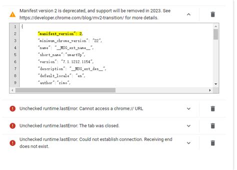 Manifest Version 2 Is Deprecated And Support Will Be Removed In 2023