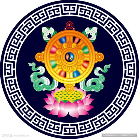 吉祥八宝设计图宗教信仰文化艺术设计图库昵图网