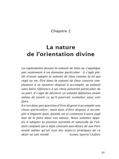 Orientation Divine Et Volonté De Dieu Pdf Dieu Prière