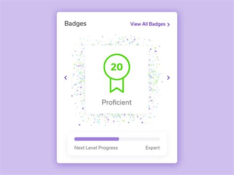 Level Progress Badge Layout By Suraj Shettigar On Dribbble