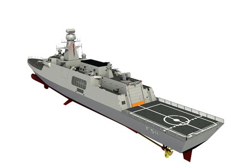 Milgem Class Corvette Tcg Heybeliada 3d Model Cgtrader