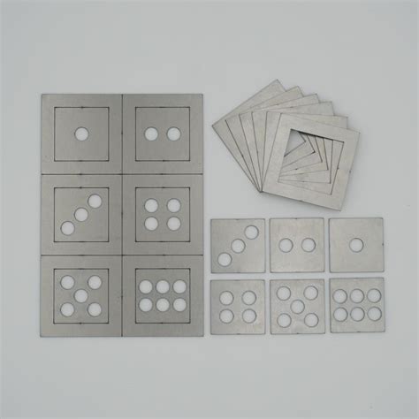 Steel Welding Dice And Practice Coupons 24 Pieces Total 16 Gauge Cold Rolled Steel Welding