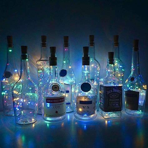 Wine Bottle Led Lights Diy Nightlight Cool White Warm White