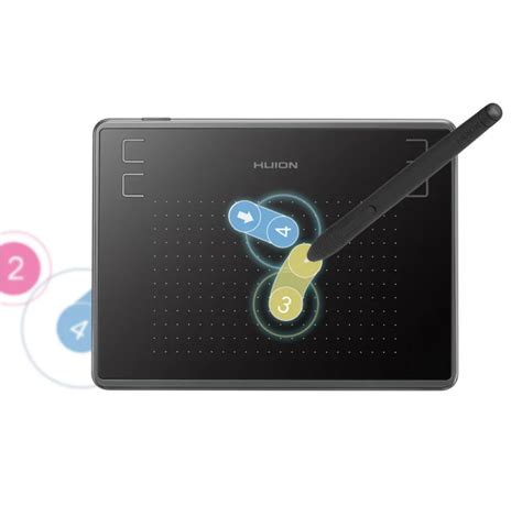 Huion Small Size Pen Tablet H430p 4096 Pressure Levels 4 Programmable
